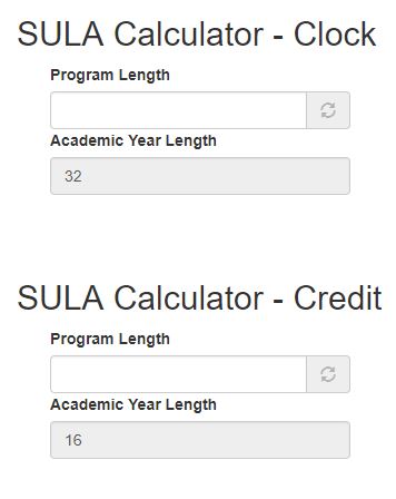 SULA Calculator | Drupal.org